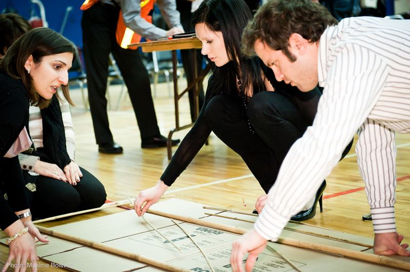 Team building Bridge Team Building Activity - Latulippe